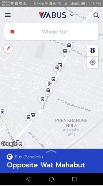 VIA BUS – The App That Helps You With Bangkok Bus Line – About Thailand ...
